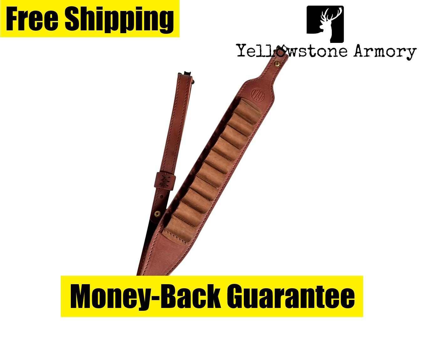 1791 HUNT Ammo Sling 12 ga. Brown Ambidextrous HNTAS12BRWA - Slings at ...