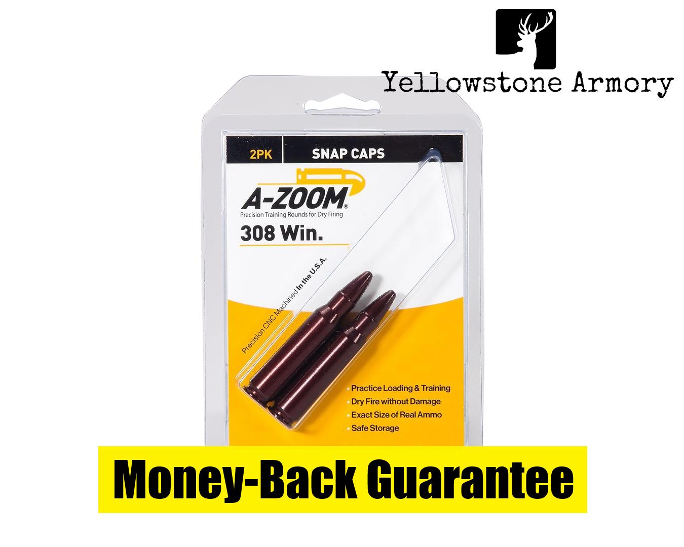 A-Zoom Rifle Snap Cap 308Win 2Pack 12228 - Other Gun Accessories ...