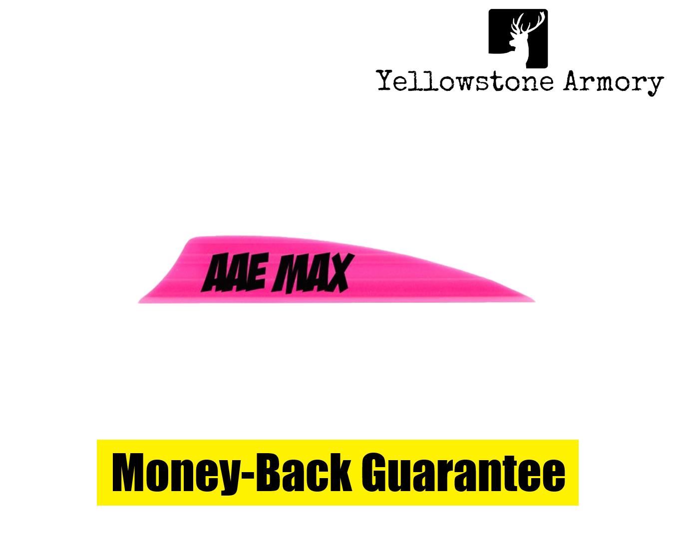 AAE Max 2.0 Shield Cut Vanes Hot Pink 50 pk. PMA20HP50 - Archery ...