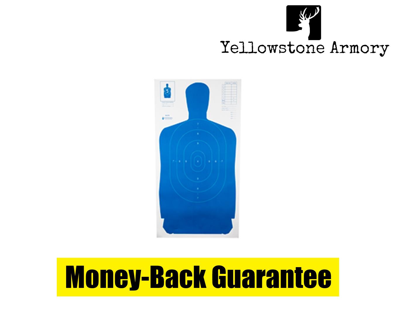 ACT TARGETS Qualification B27SBLUE100 - Shooting Targets at GunBroker ...
