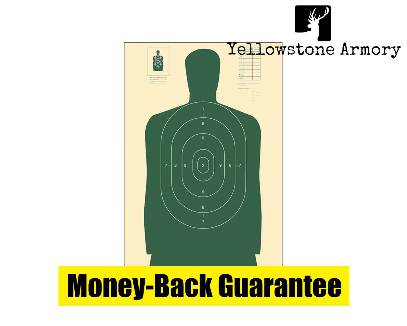 ACT TARGETS Qualification B27SGREEN100 - Shooting Targets at GunBroker ...