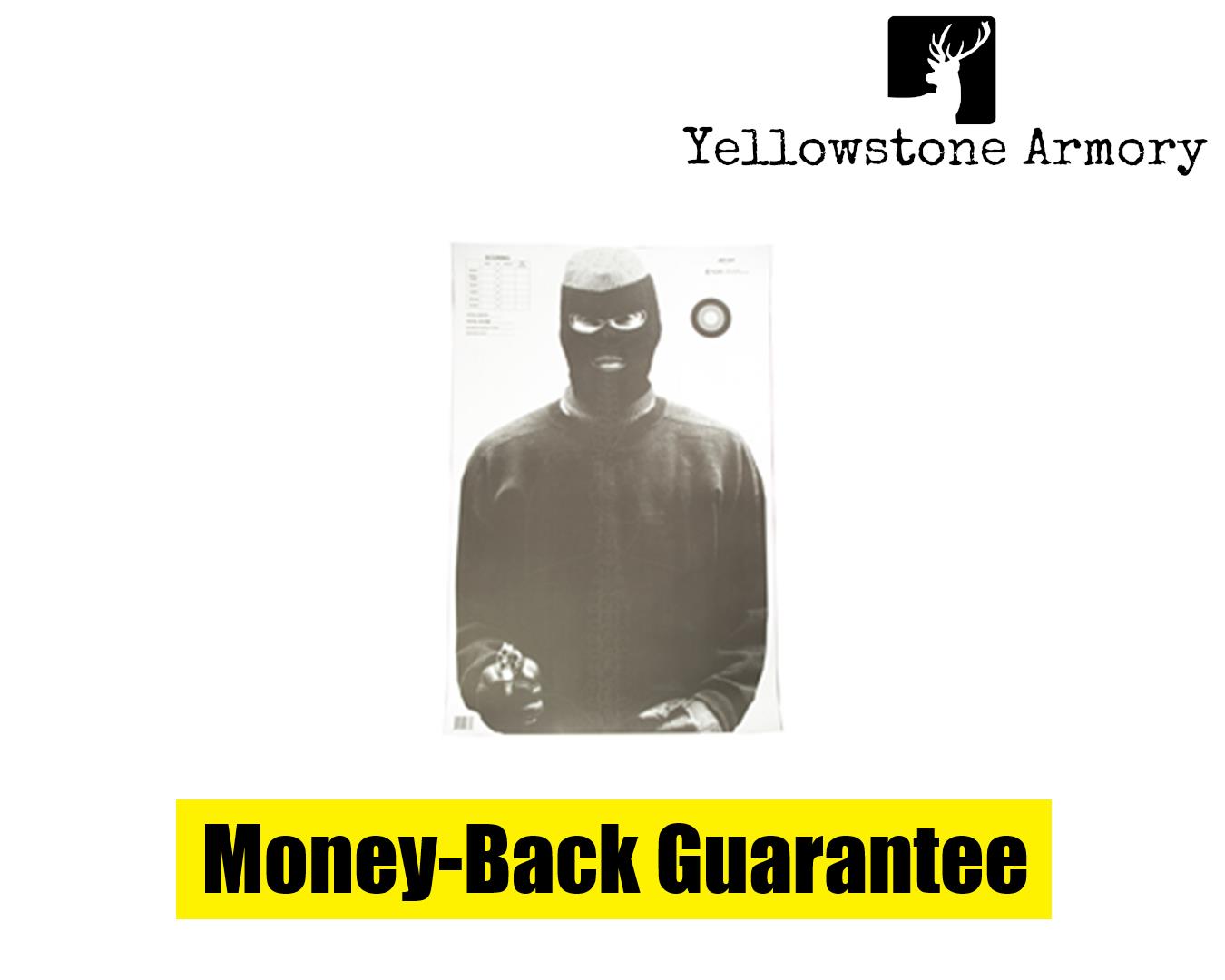 ACTION TGT VITAL ANATOMY BLK 100PK ANT-4V2-100 - Shooting Targets at ...