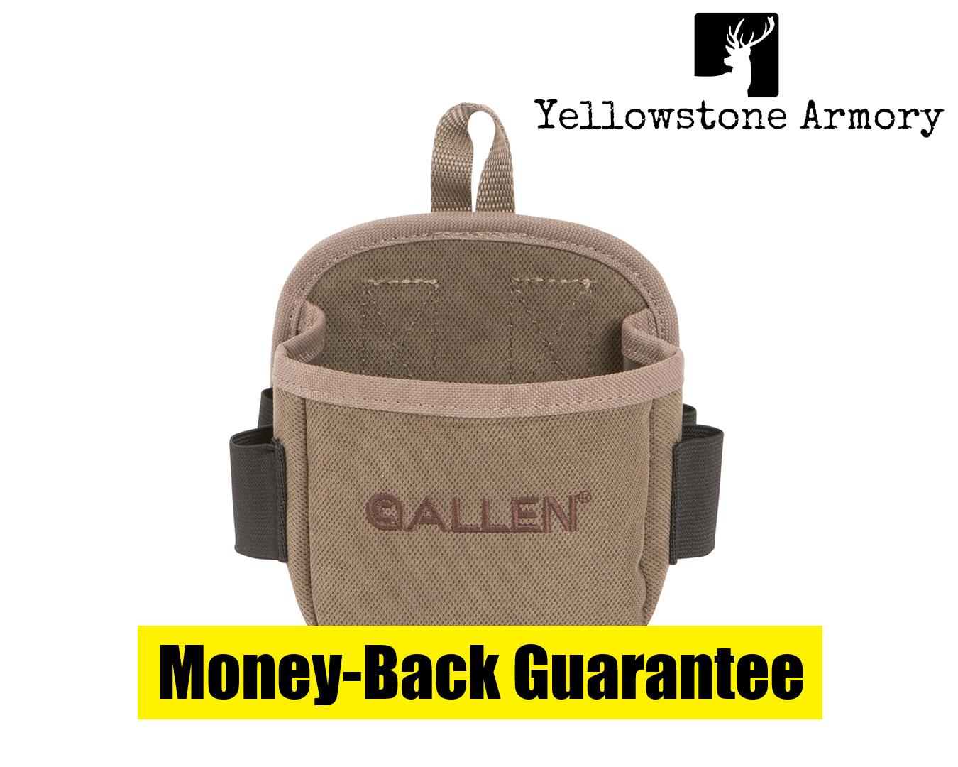 Allen 2203 Select Shell Carrier Tan Canvas 25rd Belt Clip Mount ...
