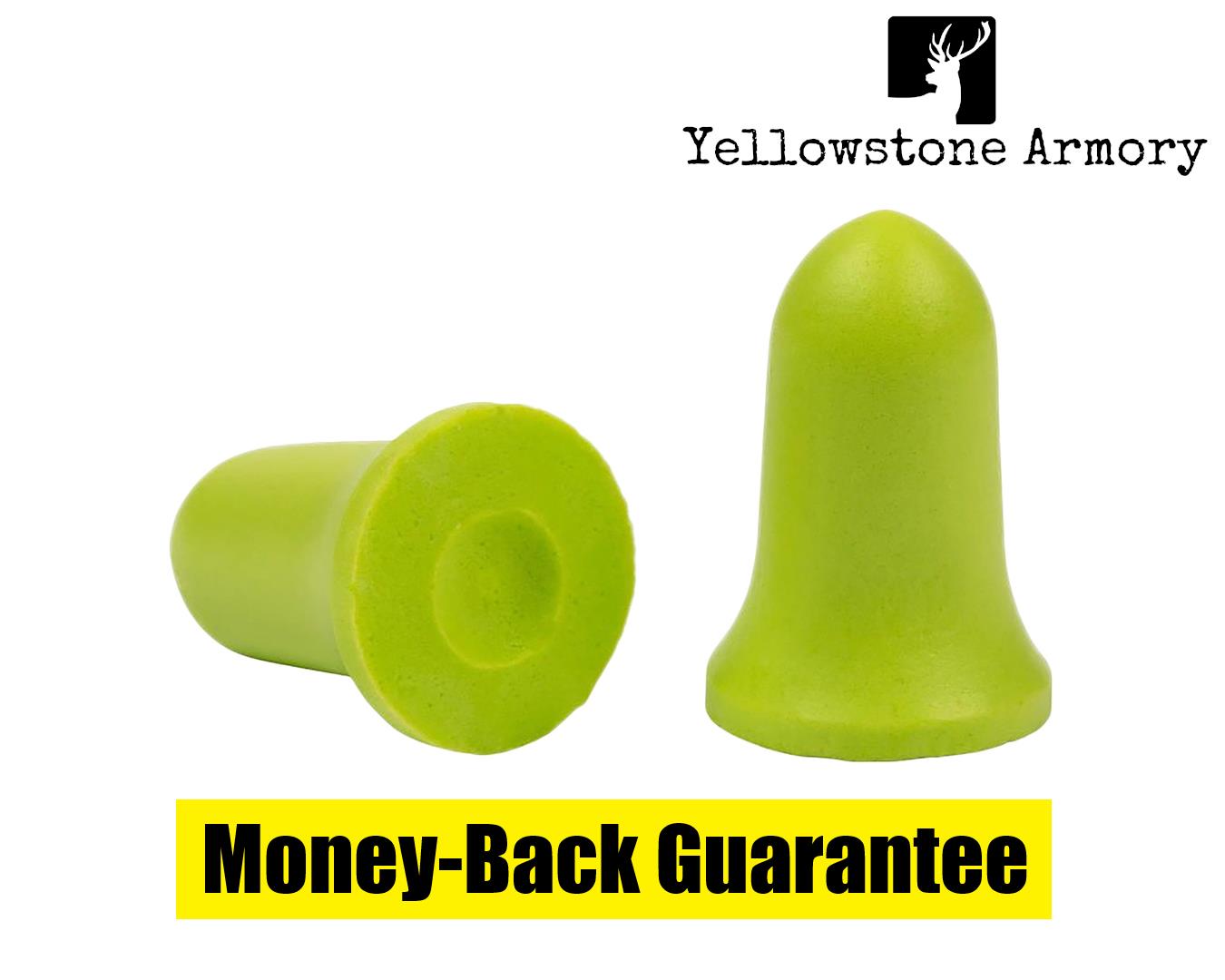 Allen 4136 Tapered Foam Ear Plugs 32 dB Lime Green 6 Pair - Shooting ...