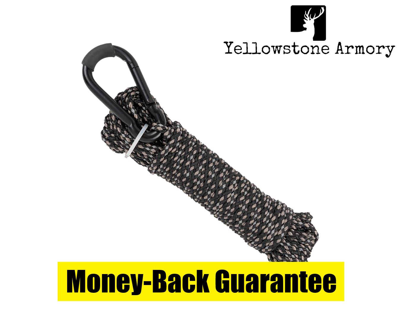 Allen 7248 Reflective Hoist Rope Black 25' Long - Bows at GunBroker.com ...