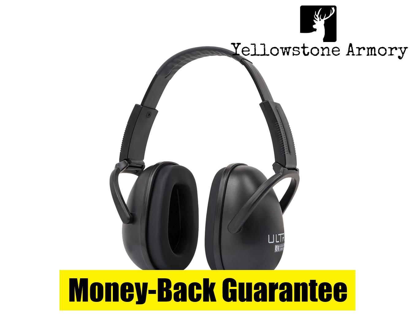 Allen ULTRX Sound Blocker Passive Earmuff 23dB Black 4127 - Shooting ...