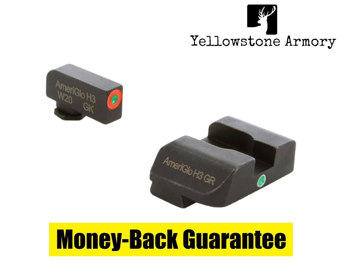 AMER SIGHTS i-Dot Sight Set for Glock GL203 - Gun Sights at GunBroker ...