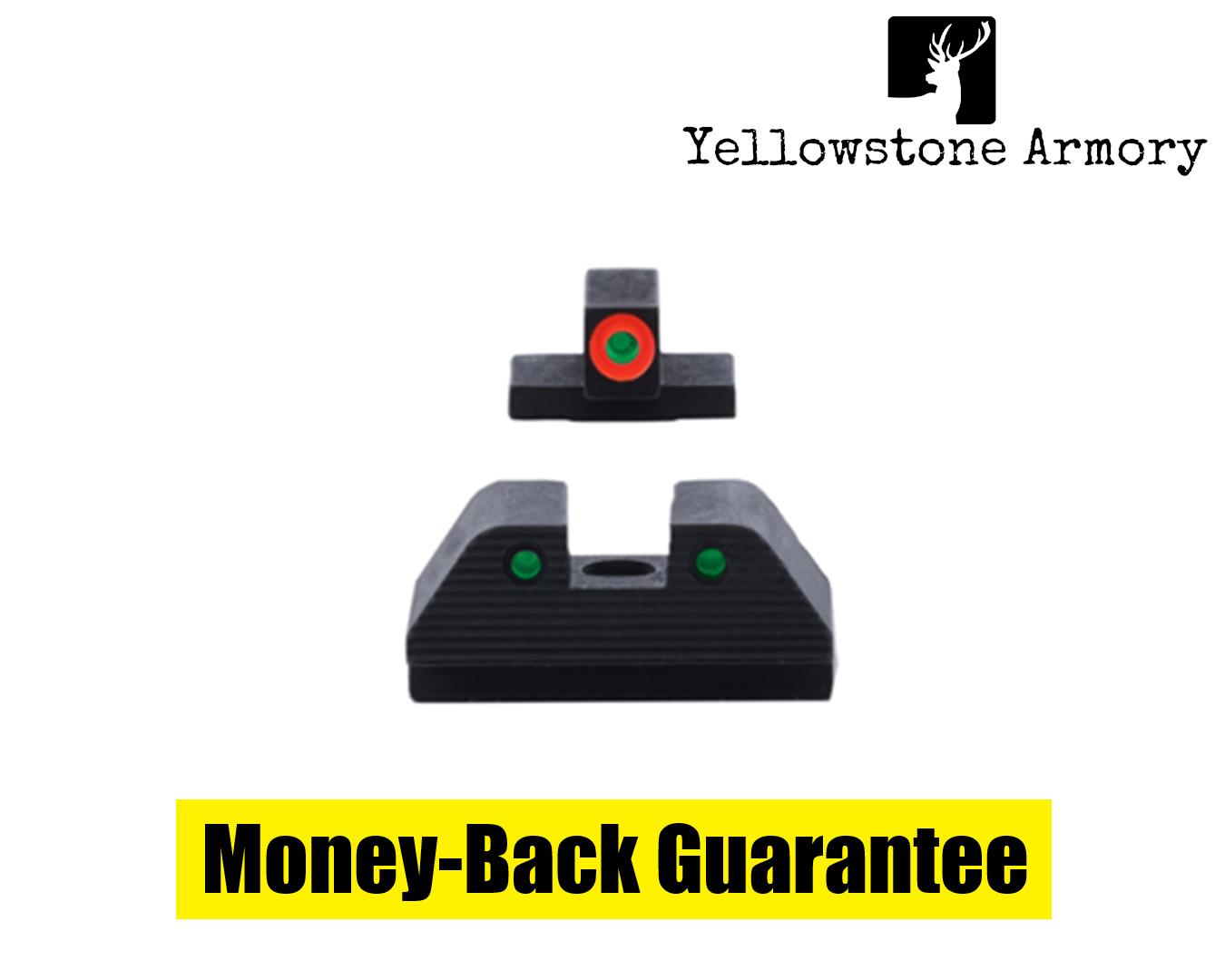 AMERIGLO TROOPER SW M&P ORG/GRN SW-817 - Gun Sights at GunBroker.com ...