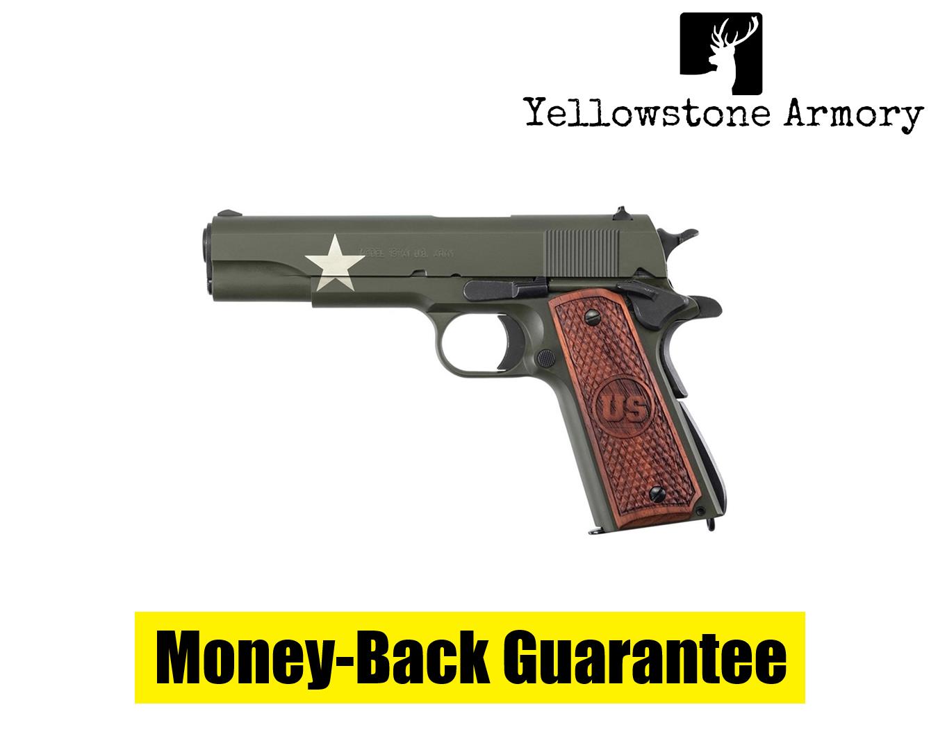Auto-Ordnance Tanker Edition Pistol 45 ACP 5 in. OD Green w/ 1911BKOC11 ...