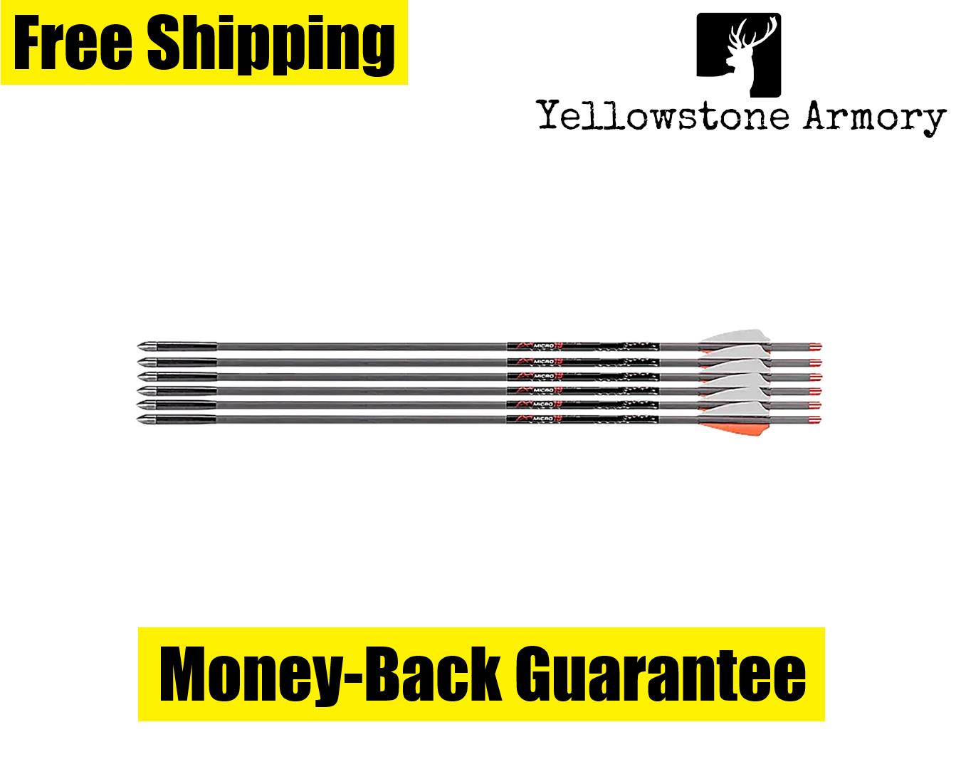 Axe Crossbows AX10003 440 Bolts Gray/Orange/White 19" 6 Pack - Archery ...