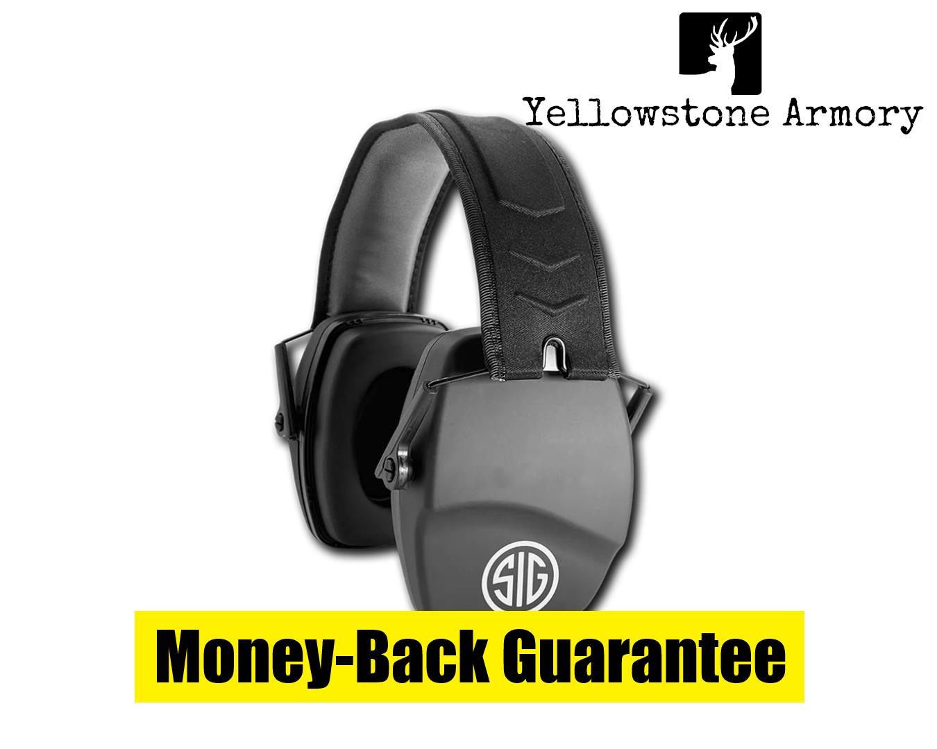 AXIL SIG TRACKR PASSIVE EARMUFFS BLK TRACKR-PS - Shooting Glasses ...