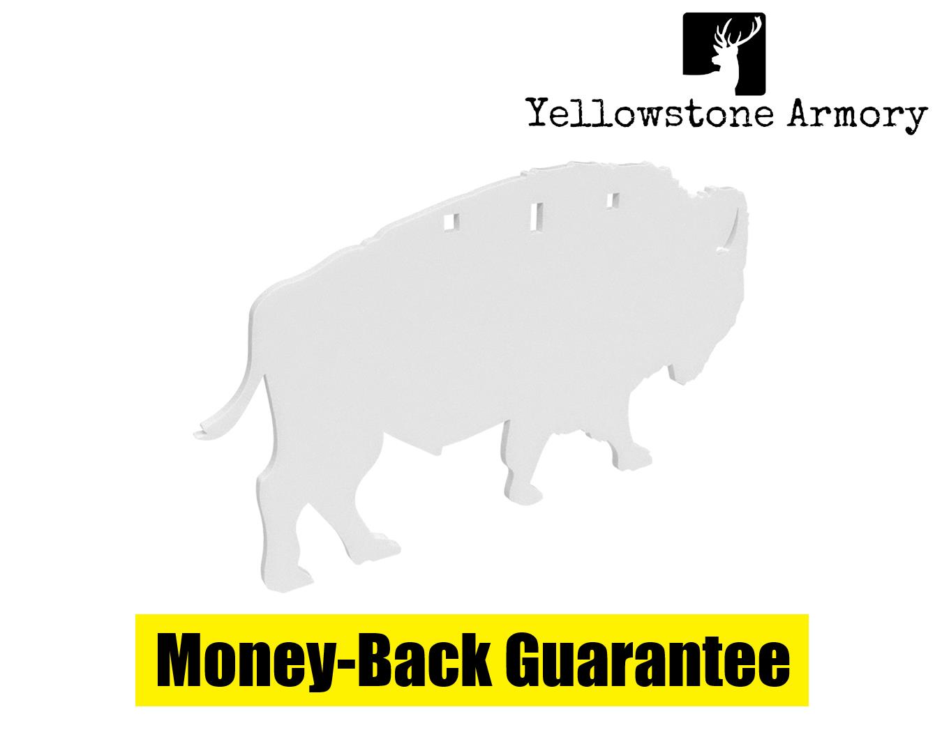 Birchwood Casey Ar500 Silhouette 3-Hole Bison 3/8" BC-47704 - Shooting ...