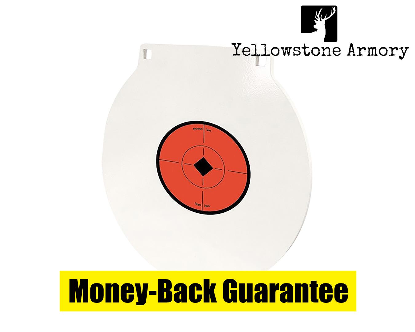 Birchwood Casey Round Steel Target Plate 10" Pistol/Rifle Black BC ...