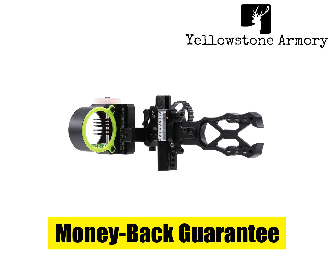 Black Gold Pro Hunter HD Inline Sight 4 in. Base 5 pin .019 RH BGPHDI5 ...