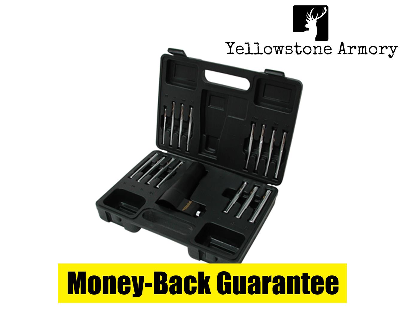 BSA BS30 Bore Sight Kit Pistol/Rifle Multi-Caliber Hard Case 15 Arbors ...