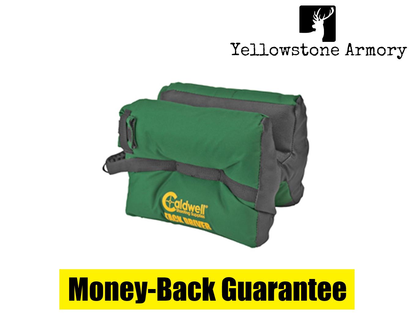 Caldwell 569230 Tack Driver Prefilled Green Nylon Front and Rear Bag ...