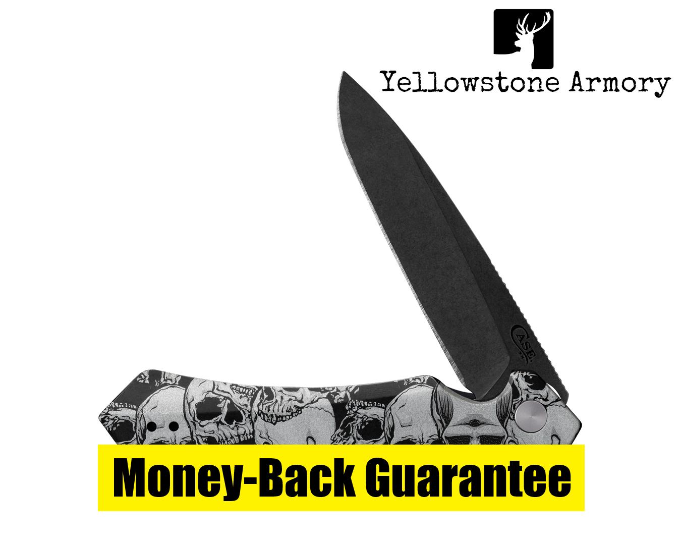 CASE KNIVES KINZUA BLACK SKULL SPEAR 64645 - Pocket Knives at GunBroker ...