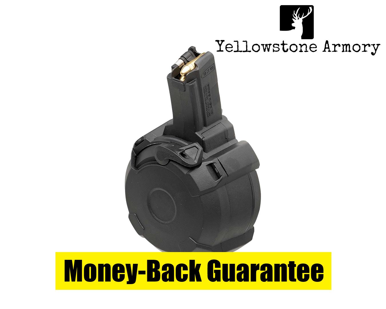 CENTURY ARMS DRUM MAGAZINE MP5 AP5 50RD MAGPUL PMAG D-50 MAG1181BLK ...