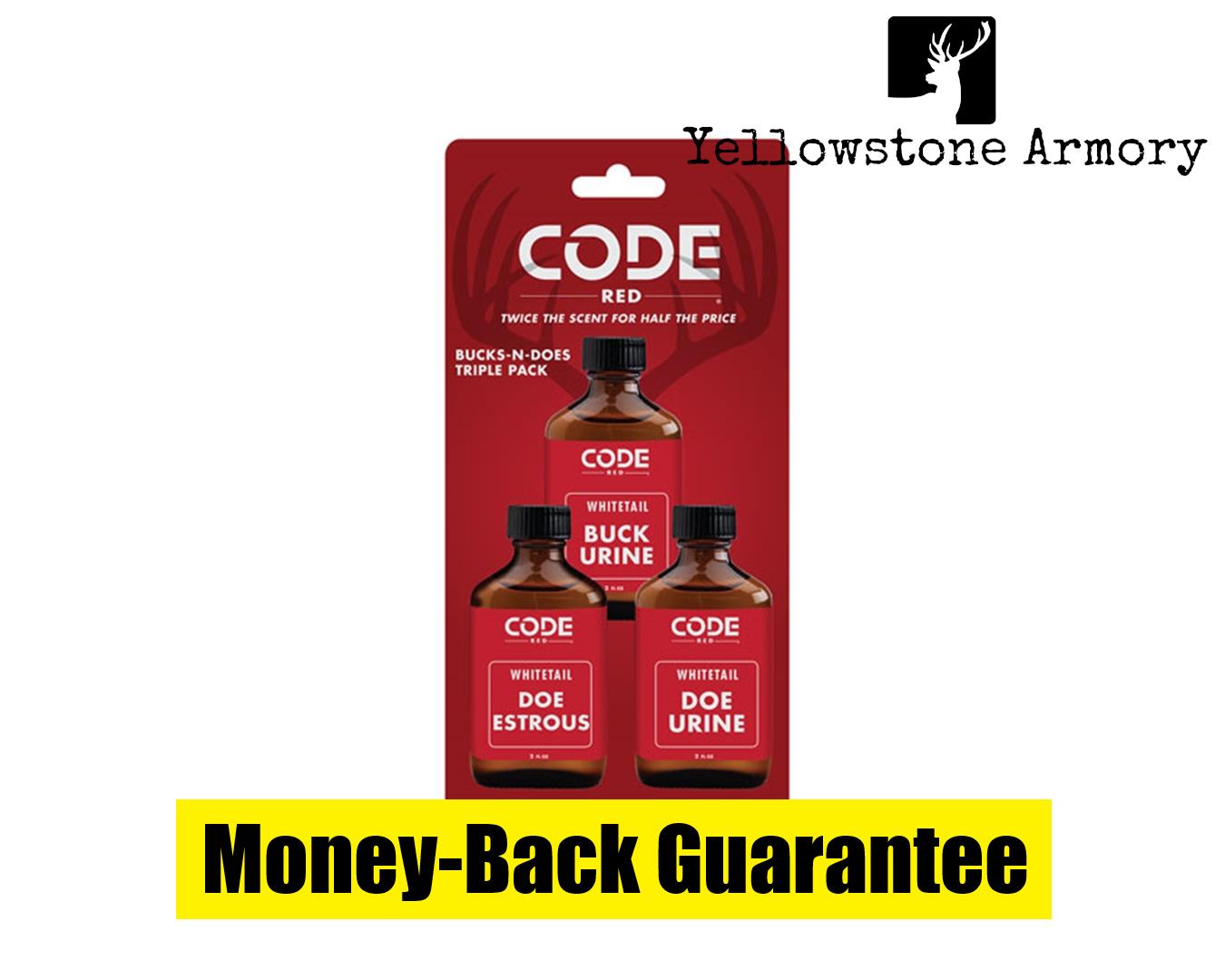 Code Red Triple Buck-N-Does Scent Combo 3 pk. OA1326 - Hunting Scents ...