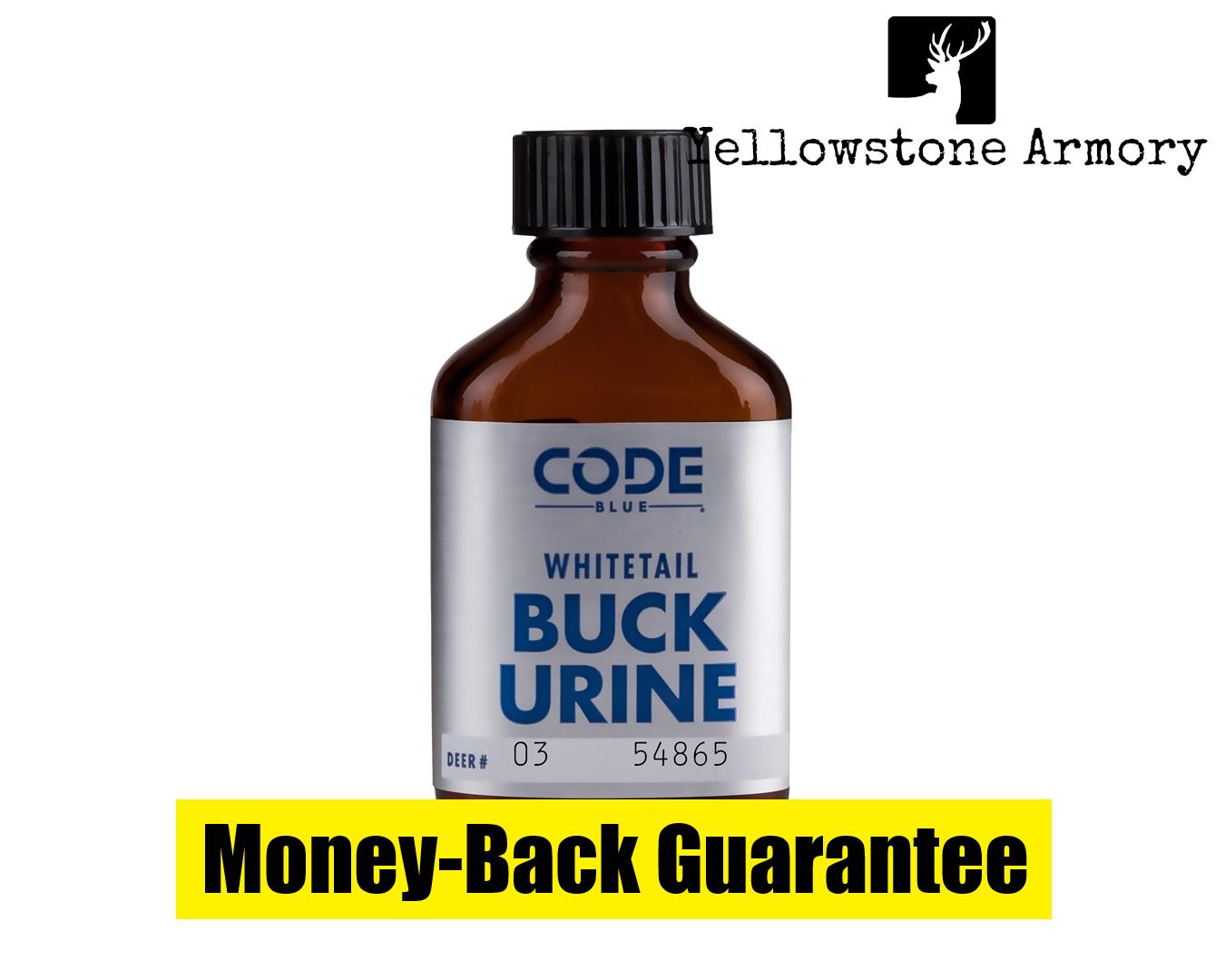 Code Blue Buck Urine Deer Attractant 1oz Bottle OA1003 - Hunting Scents ...