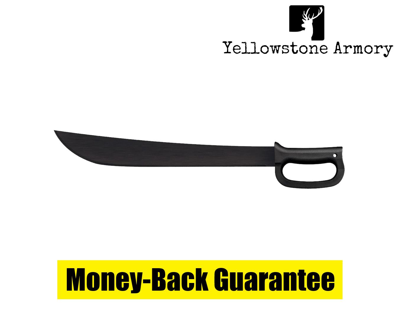 Cold Steel Latin D-Guard Machete Black 18 in. CS-97AD18S - Fixed Blade ...