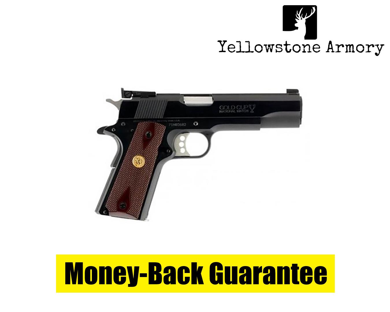 Colt 1911 Gold Cup NM Pistol 38 Super 5 in. Blued 9 rd. O5873A1 - Semi ...