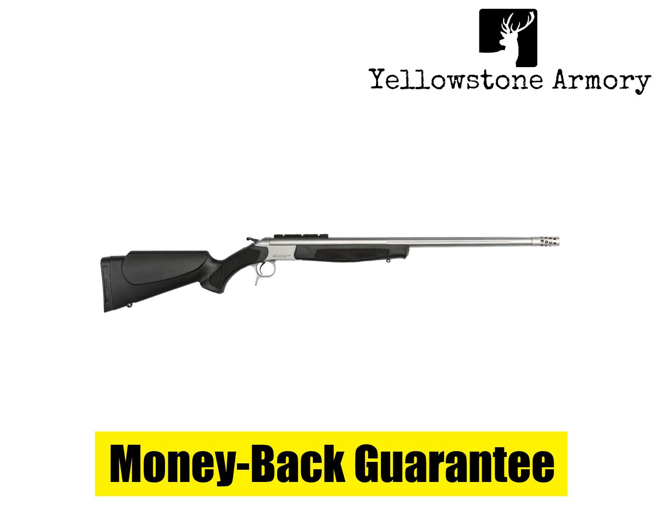 CVA Scout TD Rifle 444 Marlin. 25 in. SS/Black w/Base CR4913S - Single ...