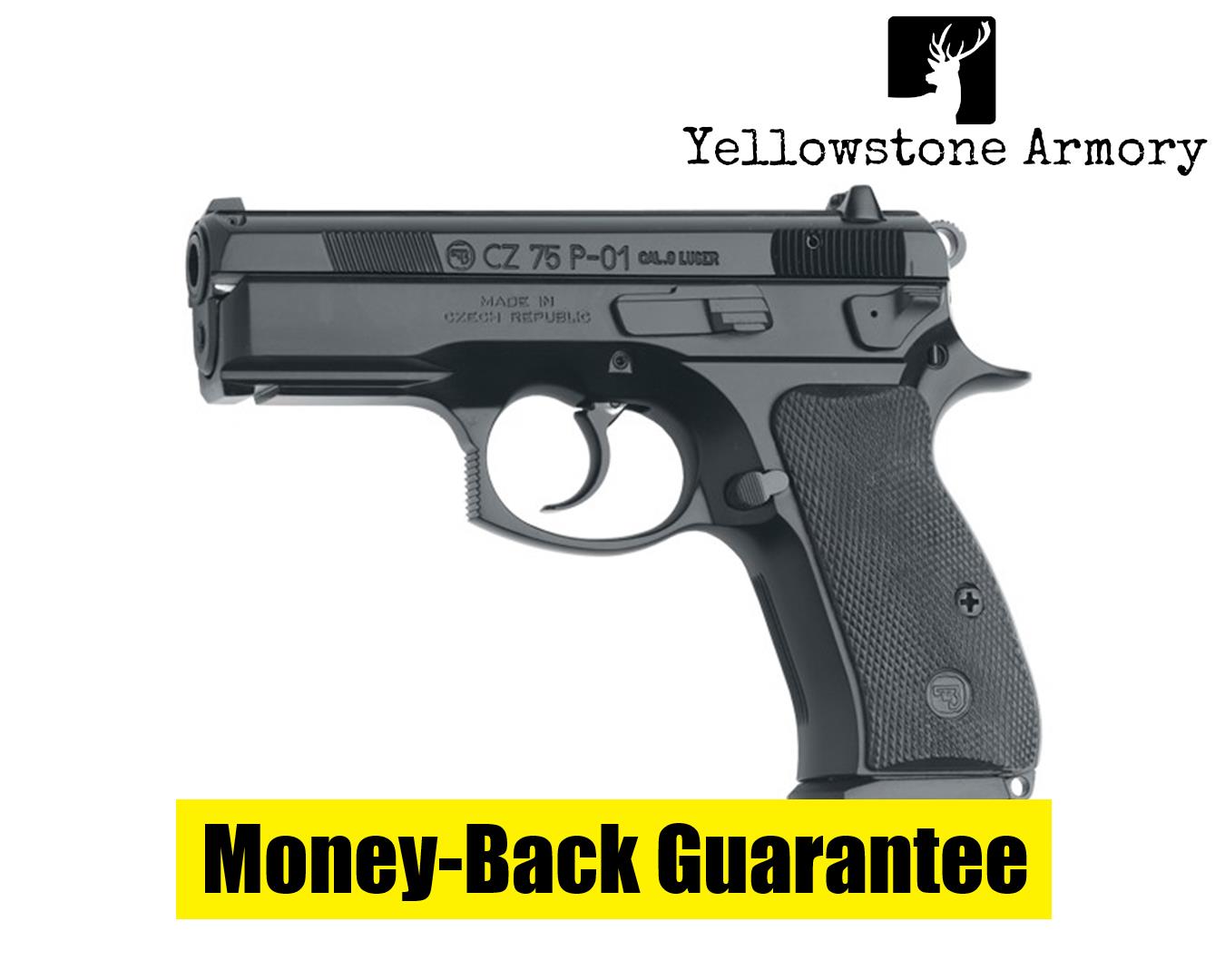 CZ USA 75 P01 9MM BLK 10RD 01199 - Semi Auto Pistols at GunBroker.com ...