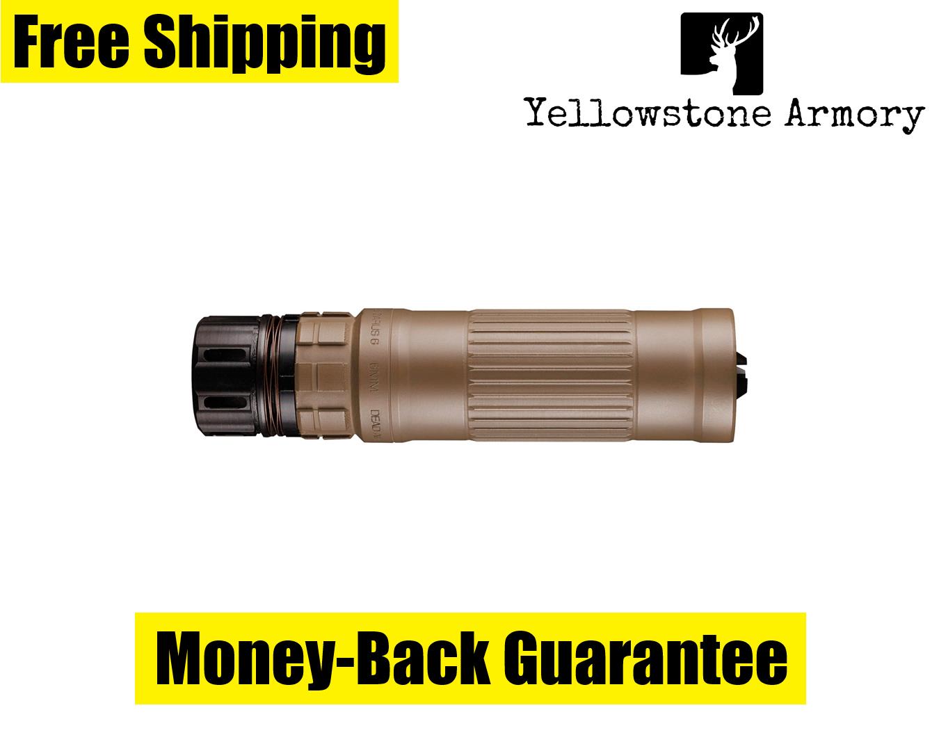 Dead Air Lazarus 6 Suppressor 6Mm W/Keymo Adpt & Da115 1/2-28 Keym ...
