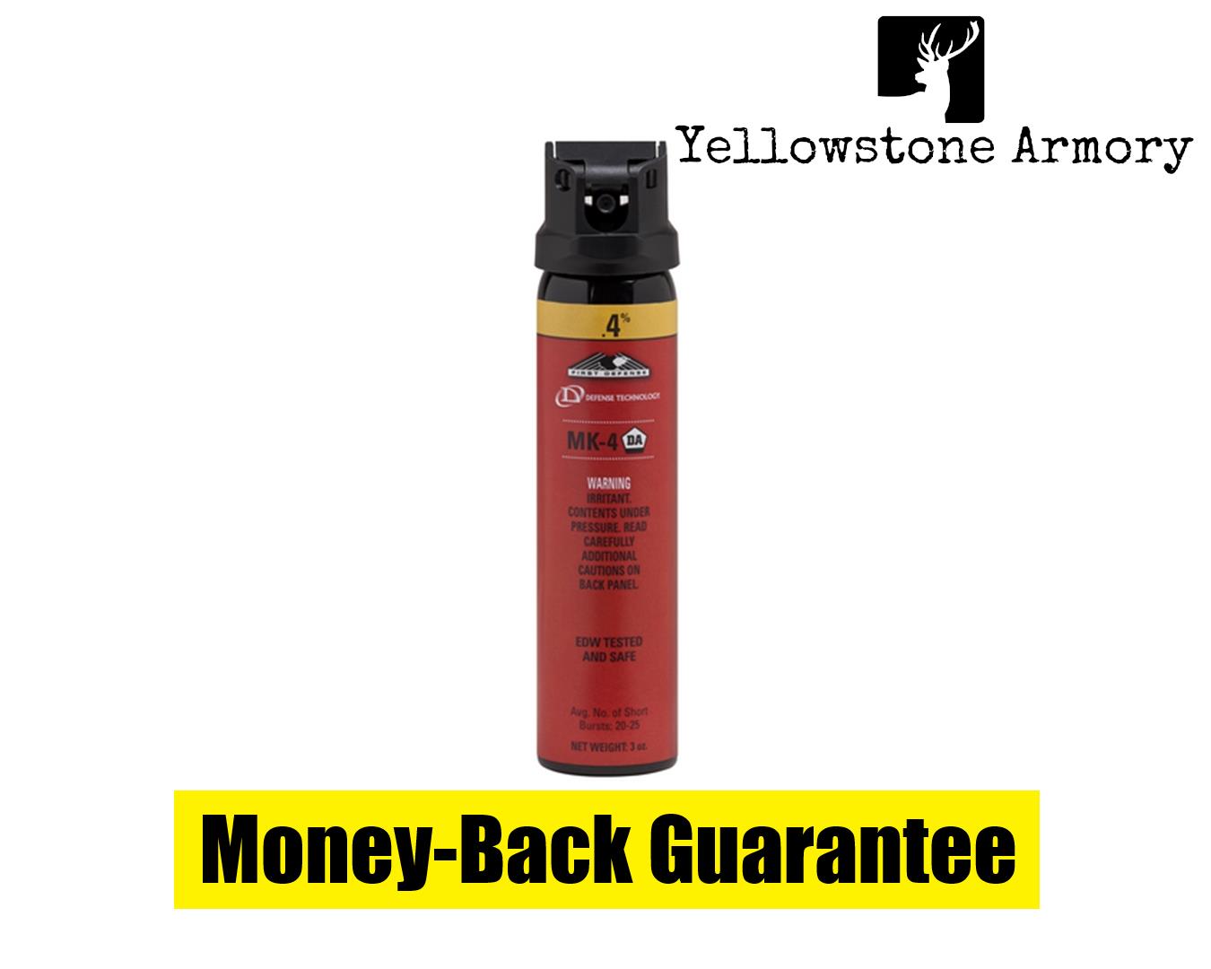 Defense Technology First Defense .4% MK-4 Stream OC Aerosol 1013266 ...