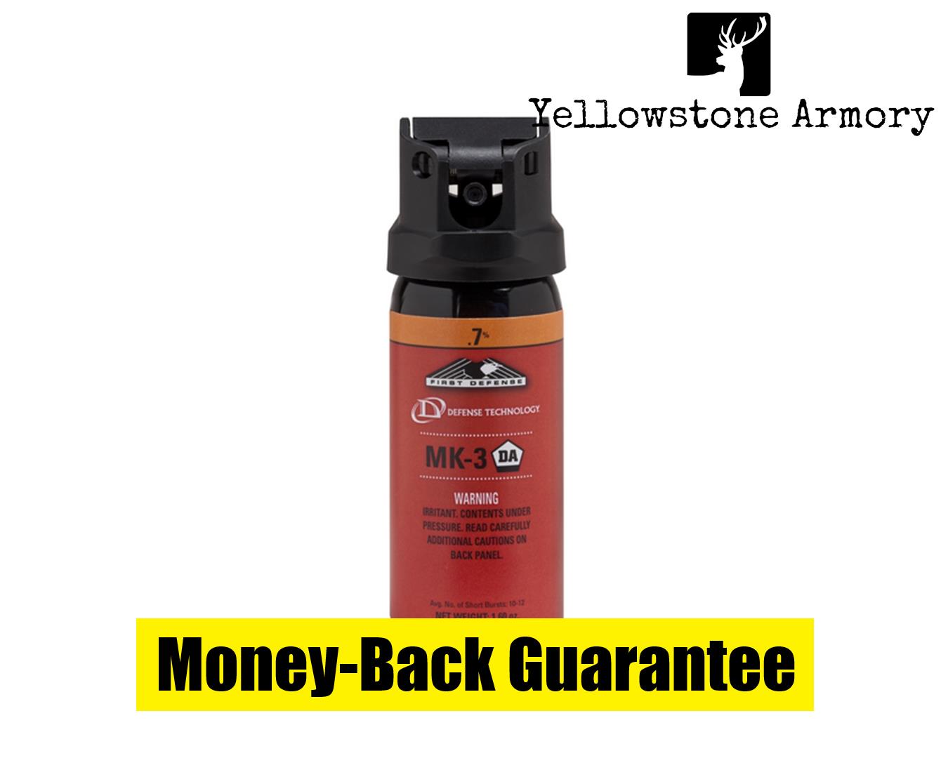 Defense Technology First Defense .7% MK-3 Stream OC Aerosol 1012538 ...