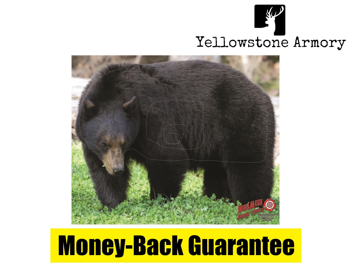 DuraMesh Archery Target Black Bear 25 in. x 32 DM202 - Shooting Targets ...