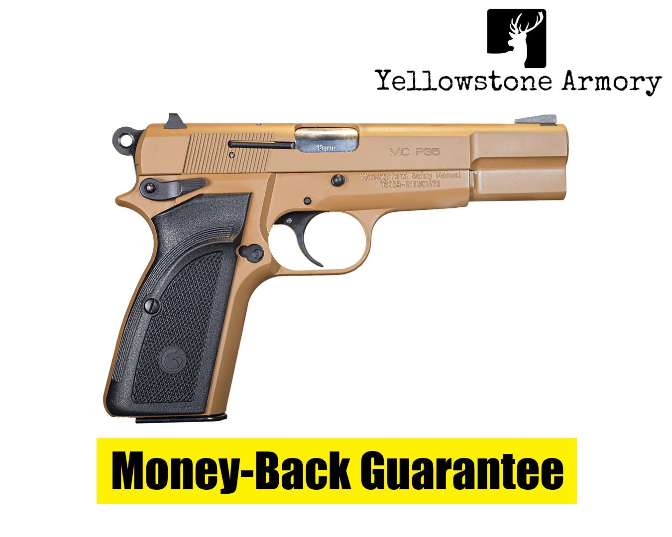 EAA Girsan MCP35 Pistol 9mm 4.87 in. Dark Earth 15+1 Rd. 390460 - Semi ...