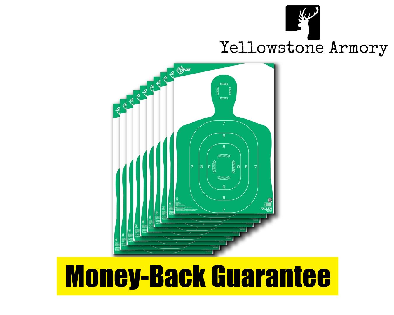 EzAim Silhouette Paper Target Green 12x18 10 pk. 15204 - Shooting ...