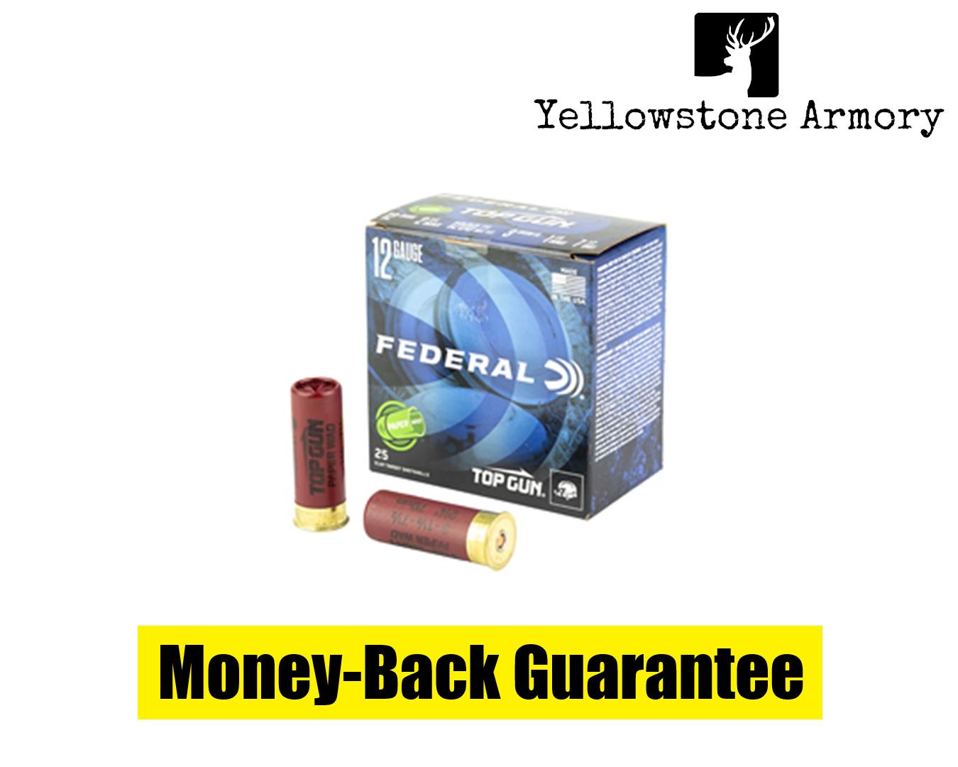 Federal Top Gun Paper Wad gun Ammo 12 ga. 2.75 in. 1 1/8 oz. 1200 ...