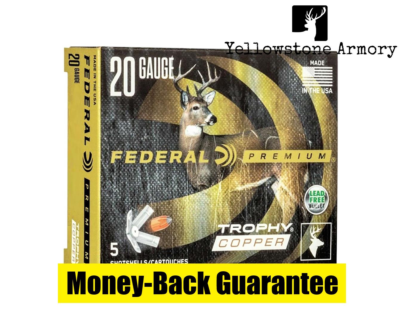 Federal Premium Freight Train Copper Sabot Slugs 20 ga. 2 3/4 in. 27 ...