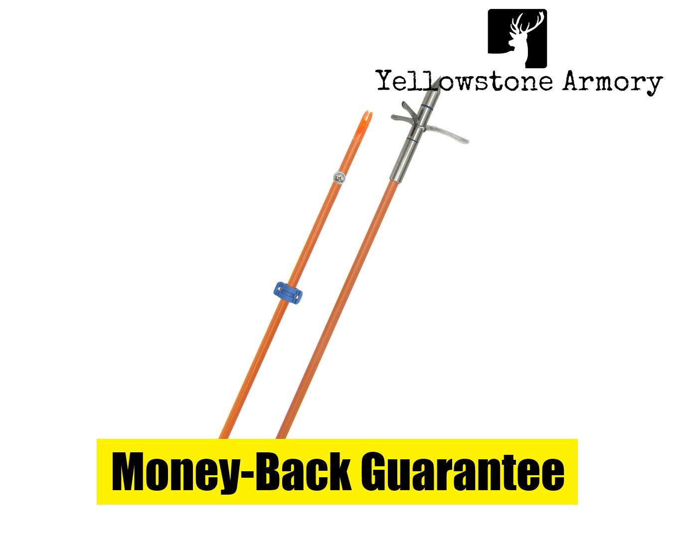Fin Finder Raider Pro Bowfishing Arrow Orange with Kraken 3 Barb ...