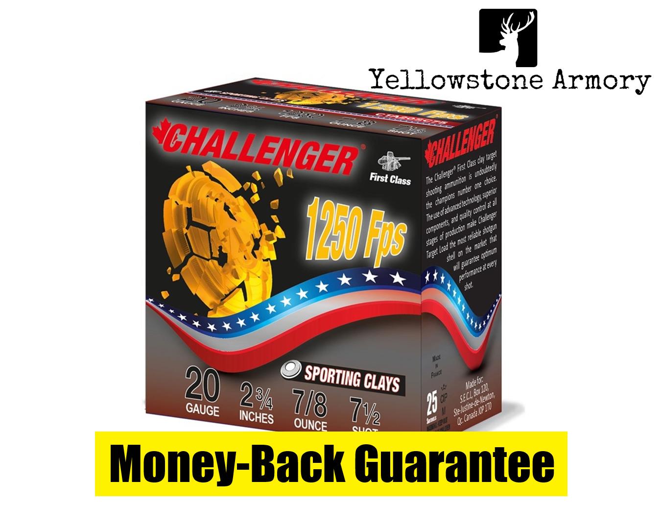 FIRST CLASS SPORTING CLAY 20 GAUGE SHOTGUN AMMO CTA20SC75 - Shotgun ...