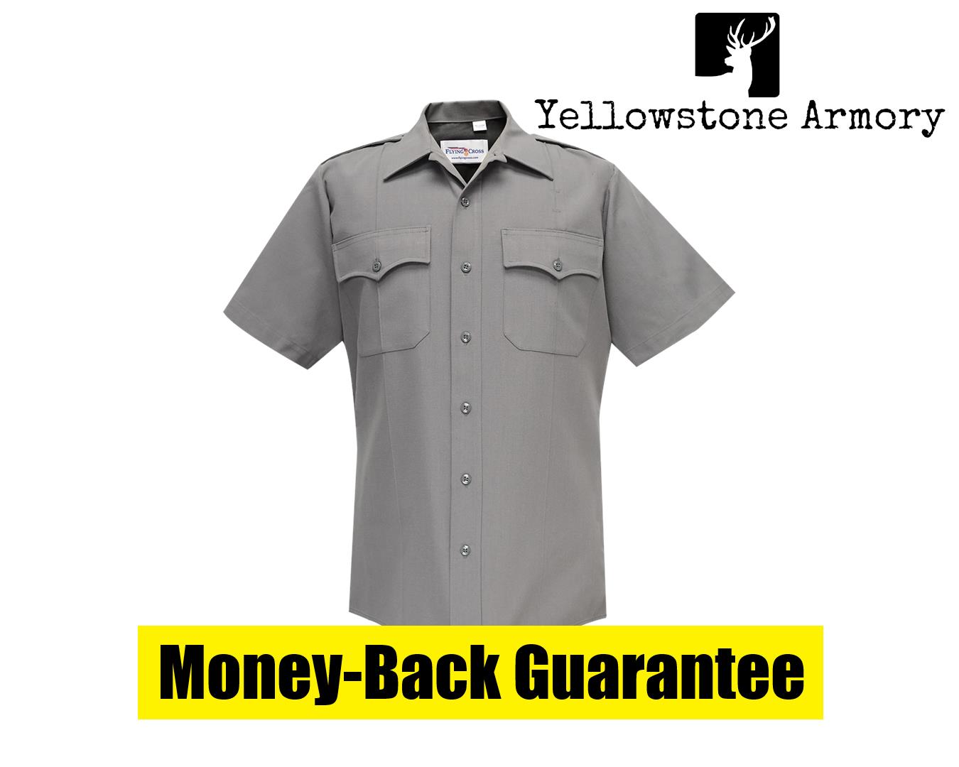 Flying Cross Deluxe Tropical Short Sleeve Shirt - Slate 96R66 91 LARGE ...