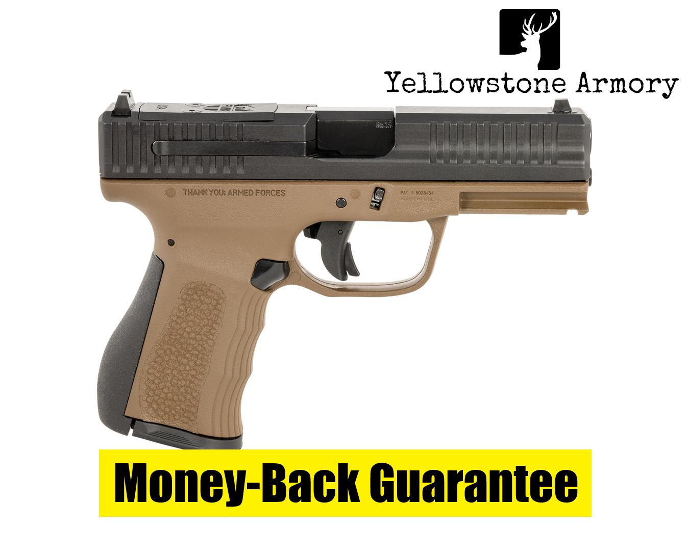 FMK Mach 9 G3 Pistol 9mm Burnt Bronze 14 Rd. FMKG49BB - Semi Auto ...