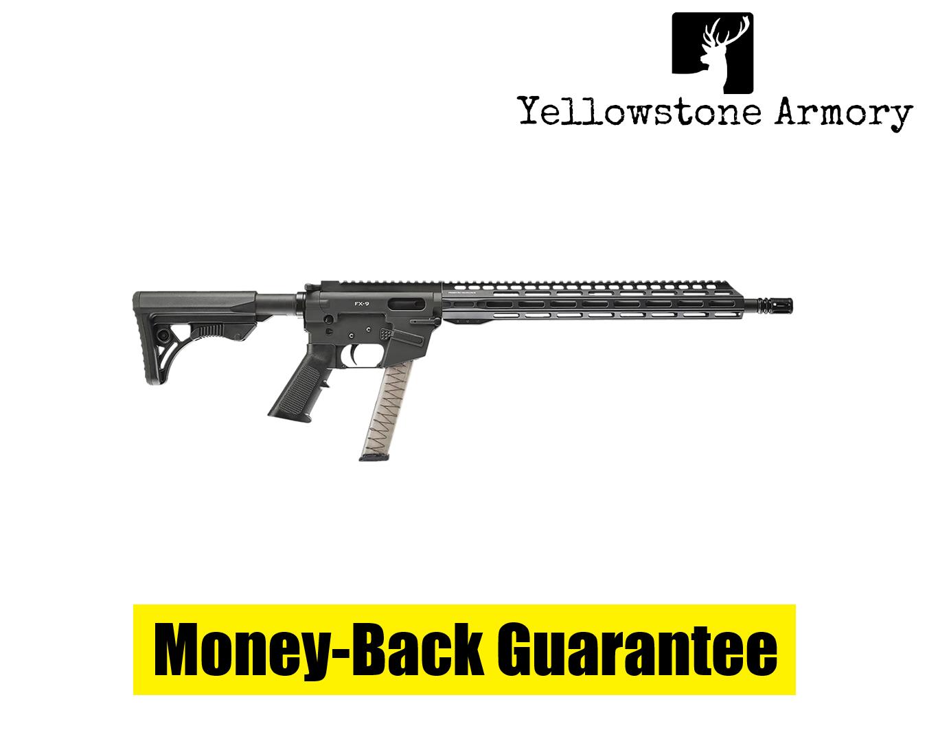 Freedom Ordnance Fx9r 9Mm Luger 16" Black Nitride Barrel, Black Anod ...
