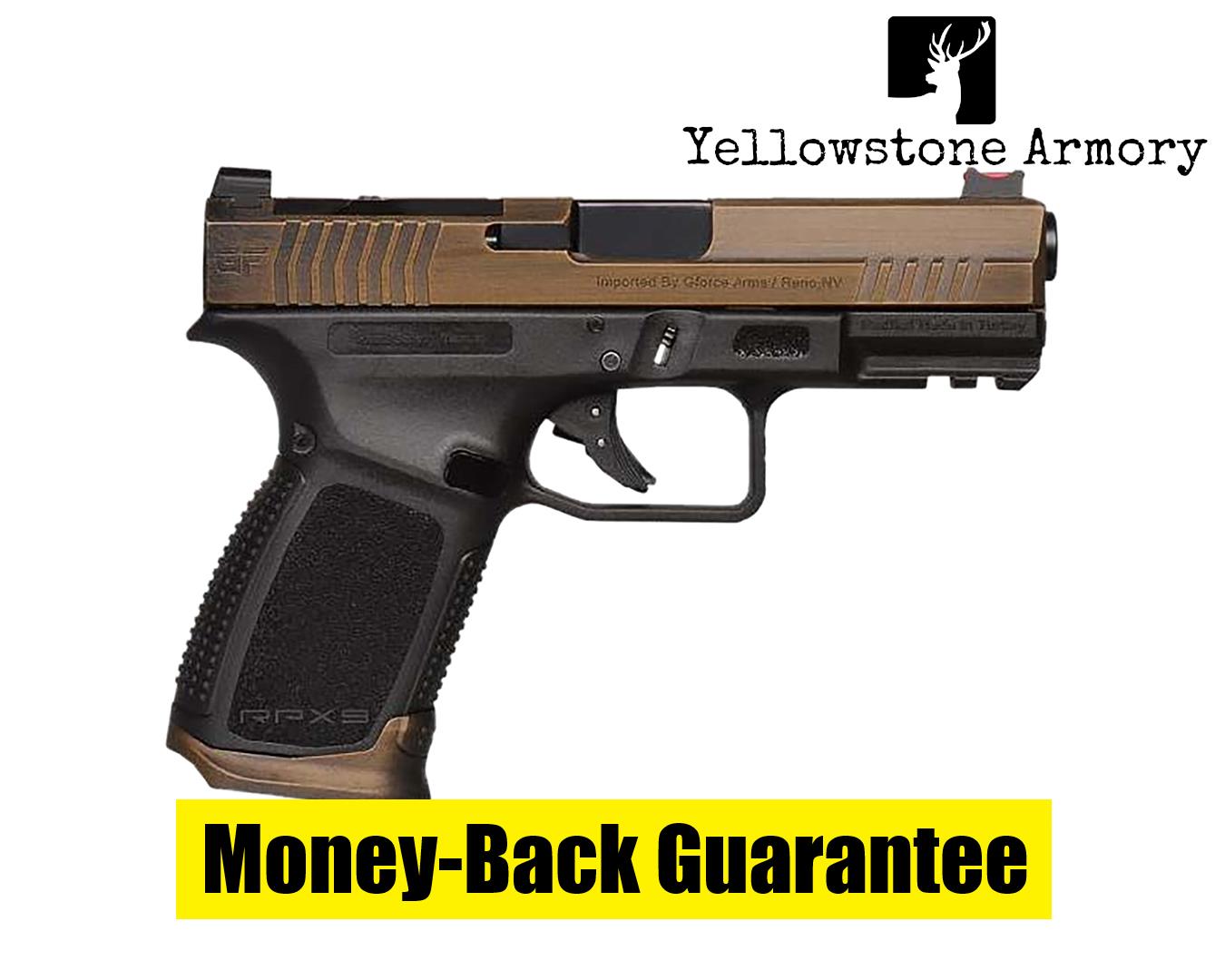 Gforce Arms GFRPX3C9BT Exodus 9mm 15rd 4.02" Steel Slide - Semi Auto ...