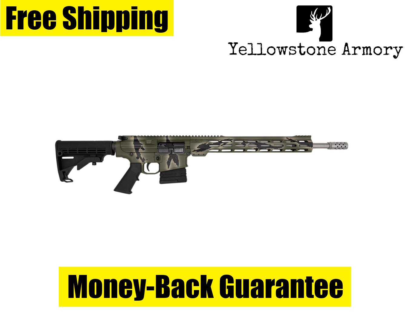 GLFA AR10 RIFLE 308 WIN 18" S/S 10RD PURSUIT GREEN CAMO GL10308SS P-GRN ...