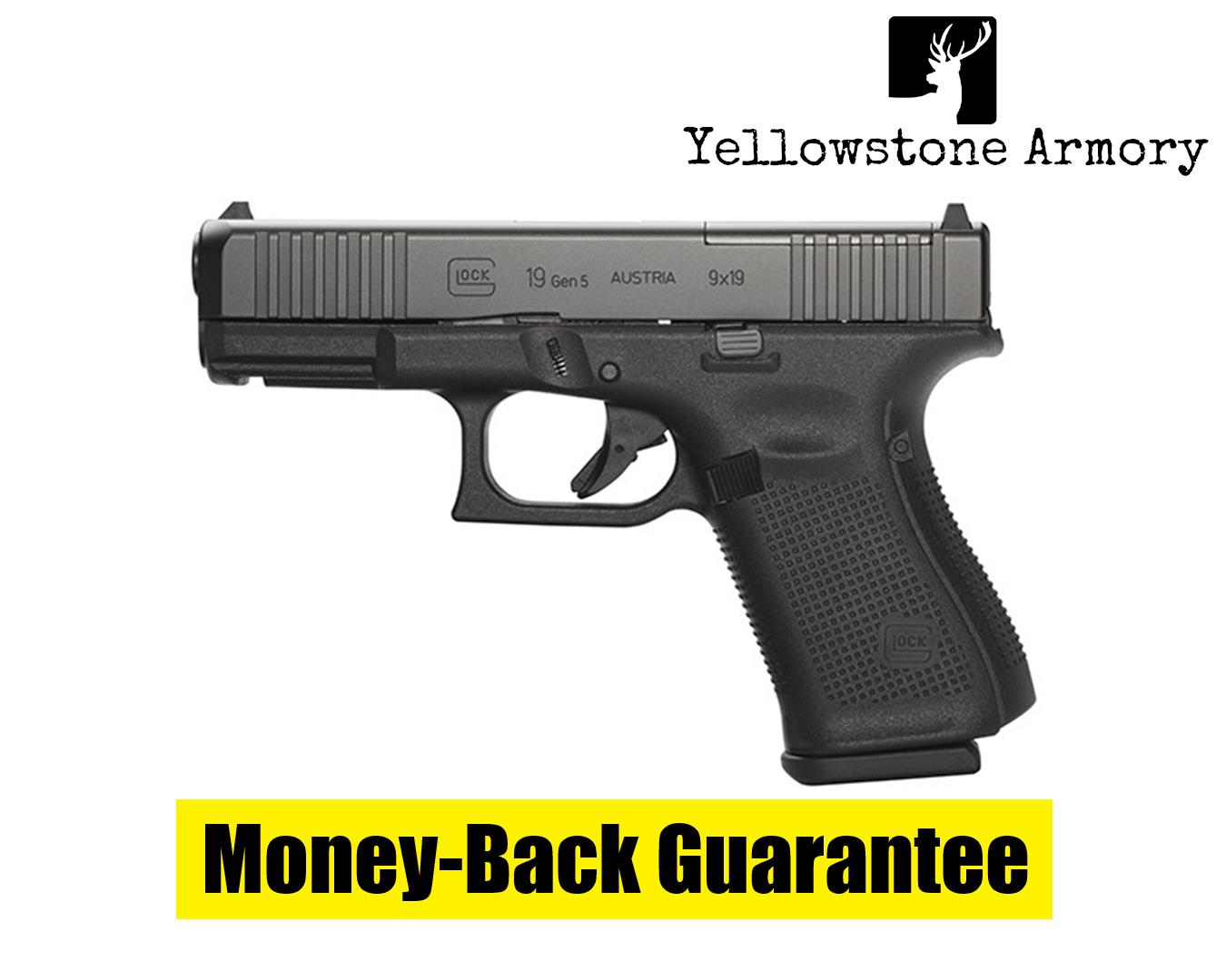 Glock 19G5 9MM PST 15RD FSS MOS PA195S203MOS - Semi Auto Pistols at ...