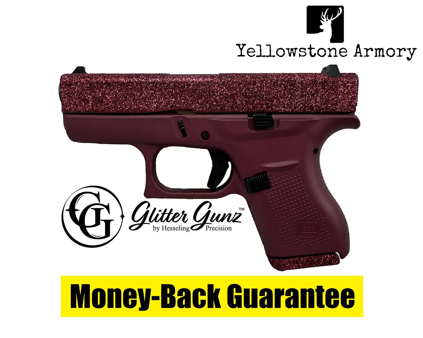 GLOCK 42 380ACP 3.25 GLITTER GUN BLACK CHERRY UI4250201BCGG - Other ...