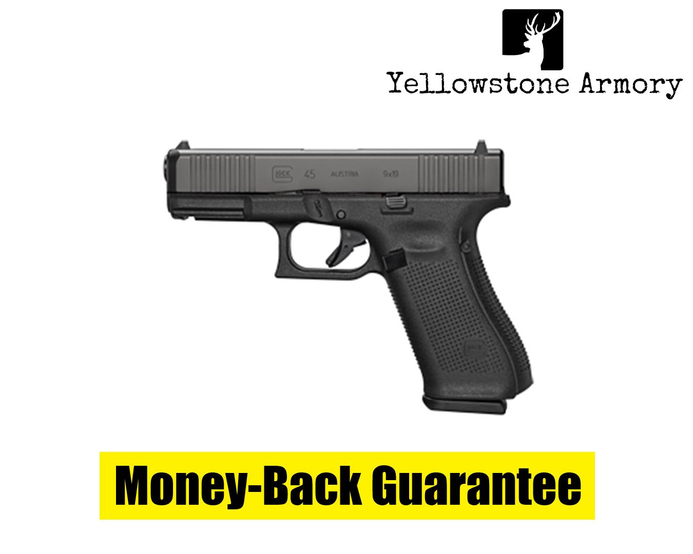 GLOCK 45 9MM FRONT SERRATION 17RD PA455S203 - Semi Auto Pistols at ...