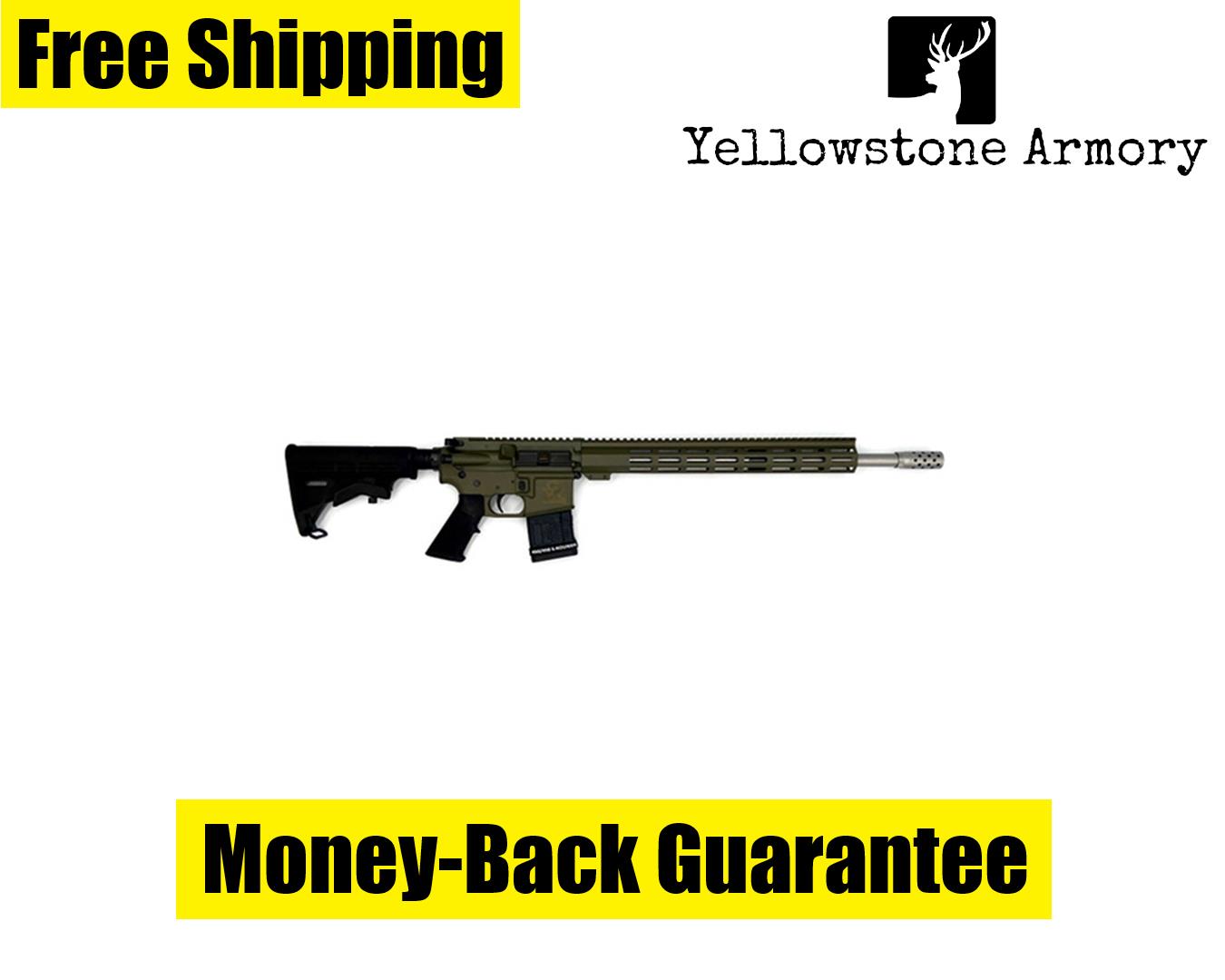 GREAT LAKES FIREARMS AR-15 450BM 18 ODG/SS 5RD GL15450SSODG - Other ...