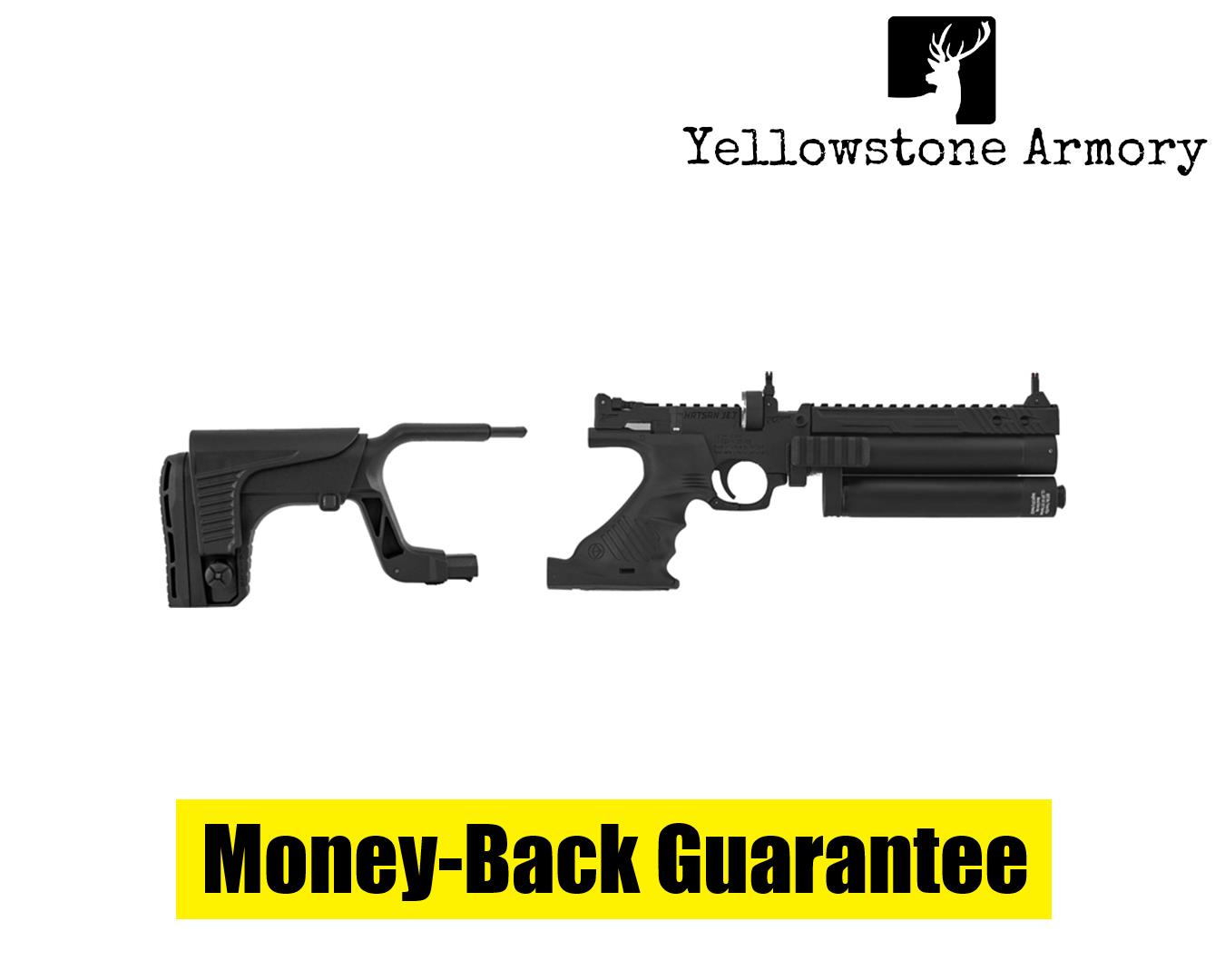 Hatsan Jet II Airgun Handgun .25 PCP 611fps Black HG2JET25 - Air ...