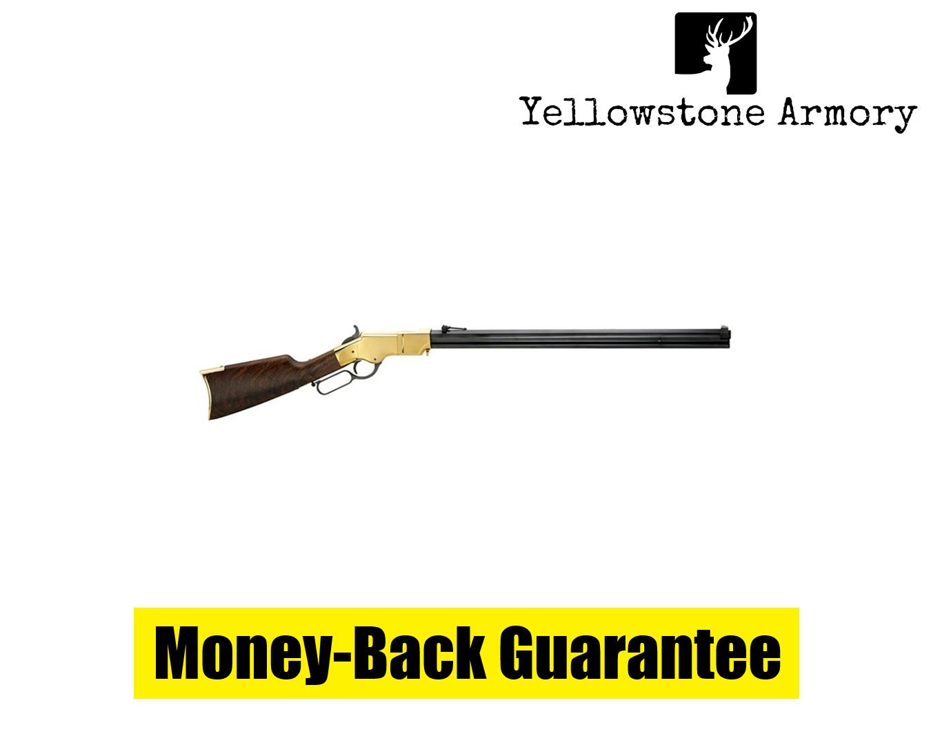 Henry Original Rifle 45 Colt 24.5 in. Brass/Fancy Walnut 13 rd. H011C ...