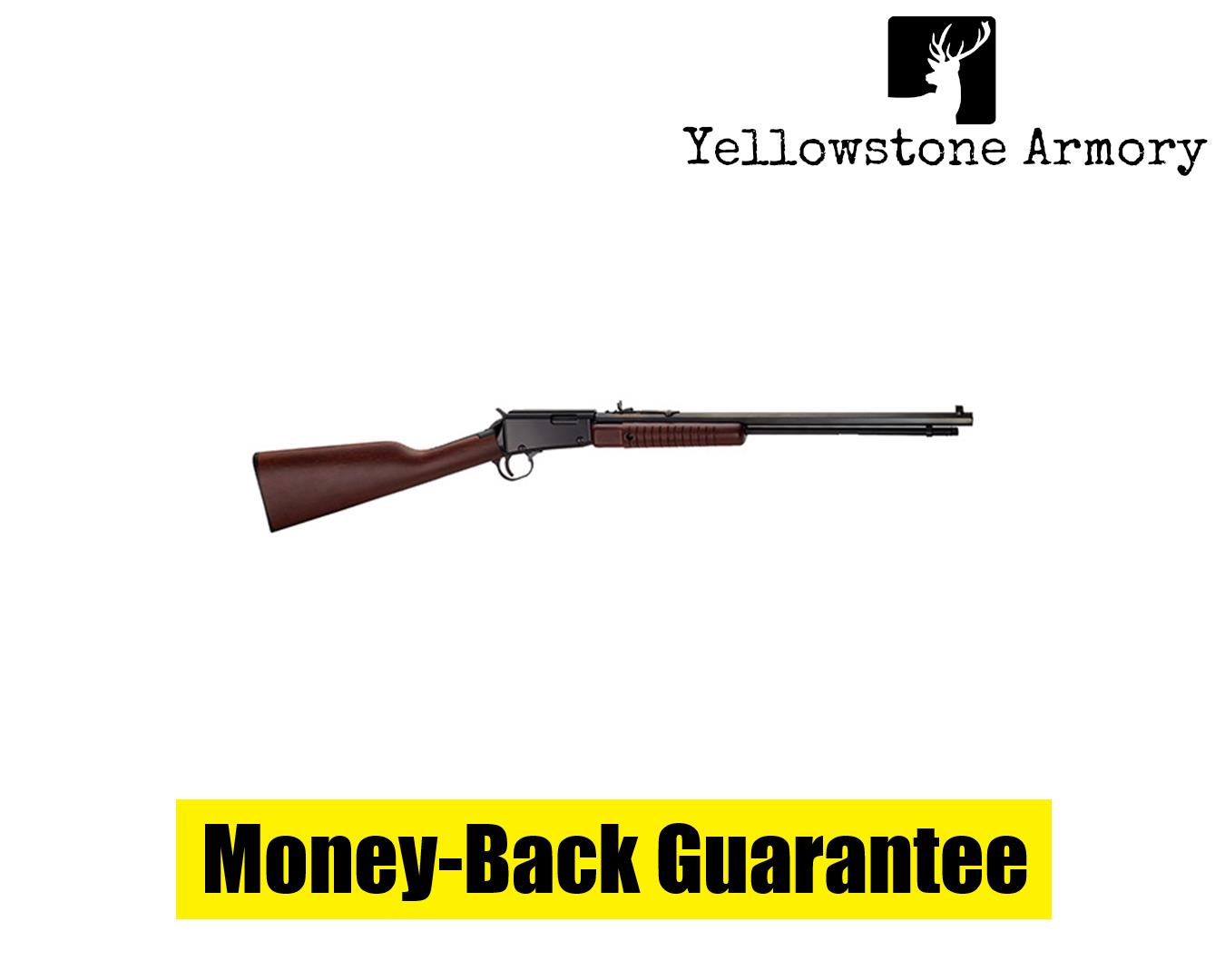 Henry Pump Action Rifle 22 LR 20 in. Blued Steel/Walnut 16 rd. H003T ...